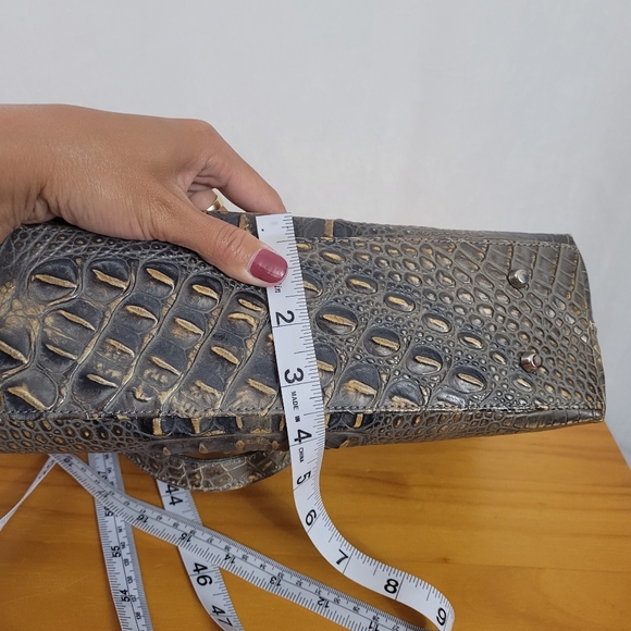 Besso USA | Bags | Besso Usa Croc Embossed Baguette Bag | Poshmark
